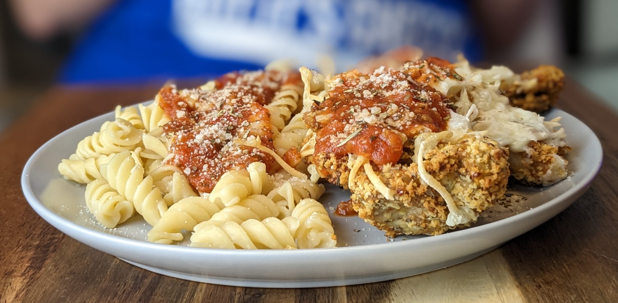 High Protein Air Fryer Chicken Parmesan Pasta – Lose Weight, Eat Pizza