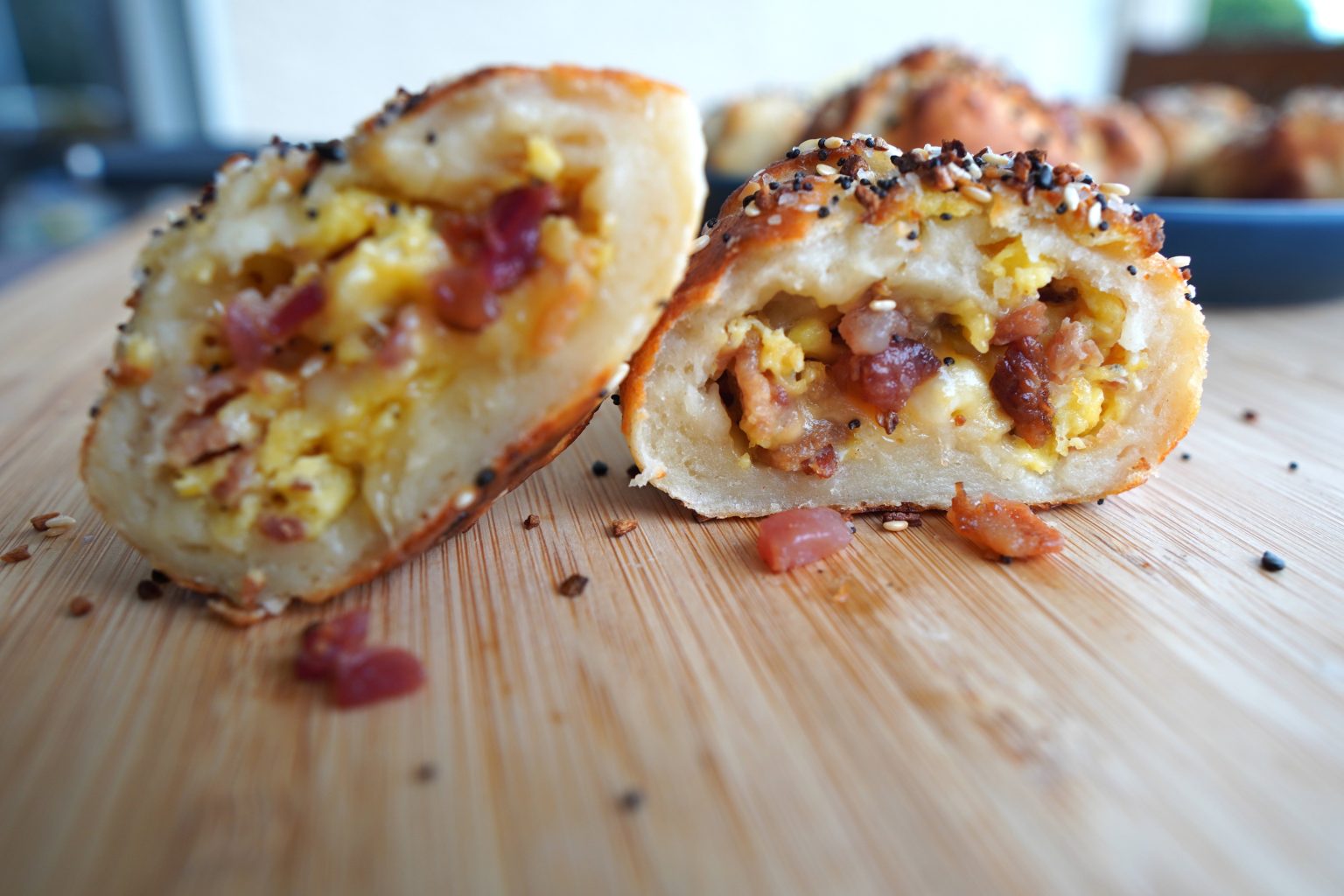 The Best Breakfast Bagel Bombs - Bacon, Egg & Cheese - Lose Weight, Eat ...